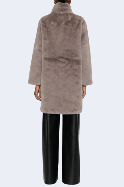 Blair Mid-Length Coat in Granite – TENET